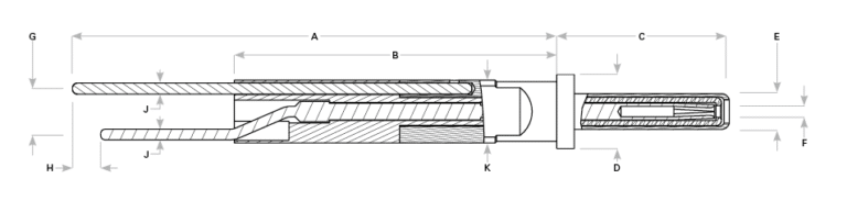 D38999 Size #16 Pin Coax PCB Contacts | MILNEC